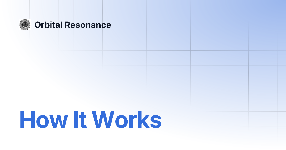 How It Works | Orbital Resonance